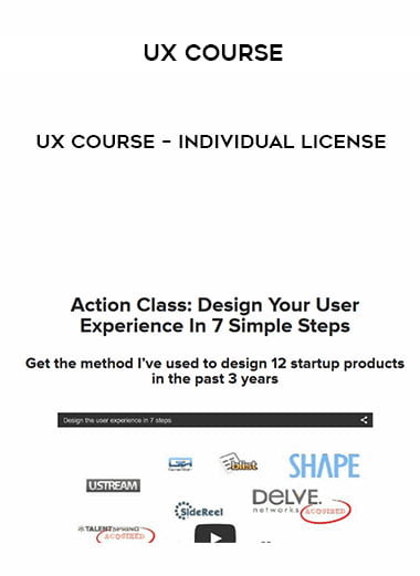 UX Course – Individual License – KICK MARKETERS