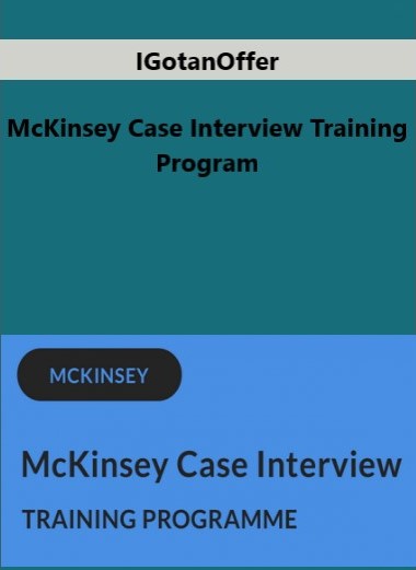 IGotanOffer – McKinsey Case Interview Training Program – KICK MARKETERS